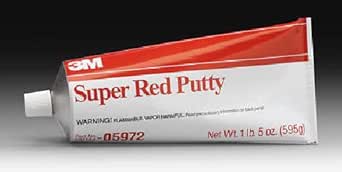 Amazon.com: Super Red Putty, 21.0 oz tube (05972) : Automotive