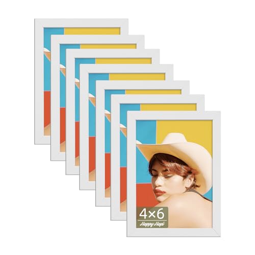 Snapklik.com : HappyHapi 4x6 Picture Frame Set Of 7, Photo Frame For ...