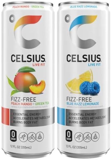 Amazon.com: CELSIUS Fizz Free Variety Pack, Functional Essential Energy ...