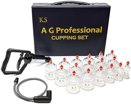 Amazon.com: KS AG Professional Cupping Set (17 Cups) with Extension ...