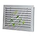 lesolar Door Air Vent Grille 20 x 12 Inch Door Louver Vent Two Sided ...