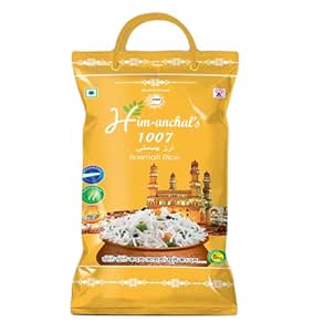 ASLI HIM-ANCHAL 1007 Basmati Rice (5Kg Bag) : Amazon.in: Grocery ...