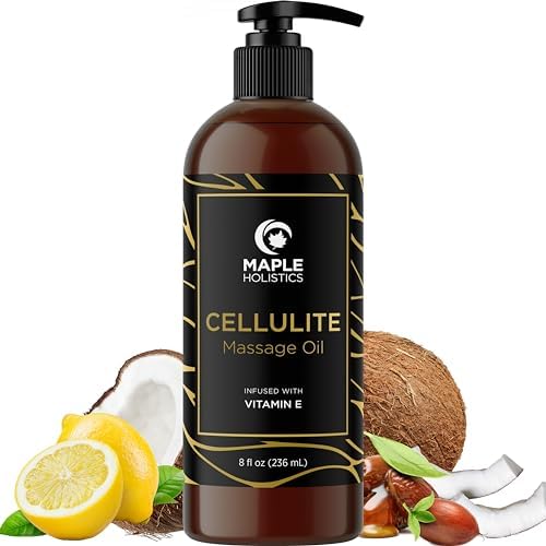 Amazon.com : Pure Body Naturals Anti Cellulite Massage Oil, 8 fl oz ...