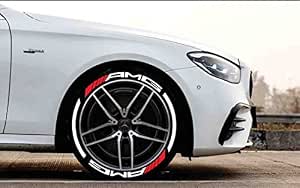 TYRE DÉCOR Customized Permanent Premium 3D Rubber Tyre Stickers for Car ...