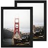 Amazon.com - iRahmen 9x12 Picture Frame Set of 2, Black Wood with Glass ...