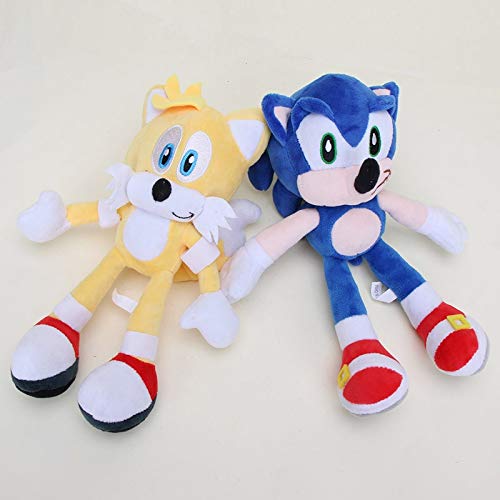 Xinkang Sonic Soft Toys 2pcs 50cm Sonic The Hedgehog Plush | Desertcart ...