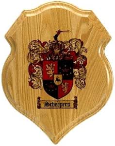 Amazon.com: Scheepers Coat of Arms Plaque / Family Crest Plaque : Home ...