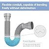 Amazon.com: Oblectatio 2 Packs Expandable Flexible P-Trap Pipe Kit (1 1 ...