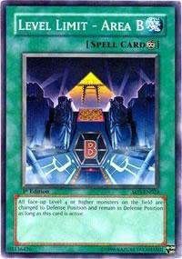 Yu-Gi-Oh! - Level Limit - Area B (SD3-EN024) - Structure Deck 3: Blaze ...