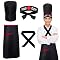 Amazon.com: Keymall Hibachi Chef Hat Teppanyaki Tall Chef Cap with ...
