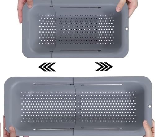 Amazon.com: MineSign Extendable Over the Sink Colander Fruits and ...