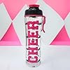 Amazon.com: 50 Strong Reusable Cheer Water Bottle – 24oz BPA-Free ...
