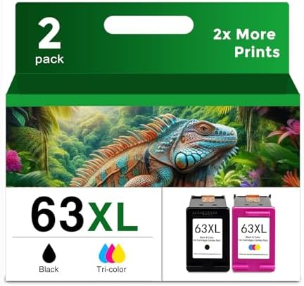 Amazon.com: ColorKing 63XL Ink Cartridges Black and Color Compatible ...