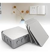 CHOWZZ Metal Electrical Box Cover Plate,Junction Box Covers,4 Inch ...