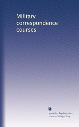Amazon.com: Military correspondence courses: Unknown, .: Books