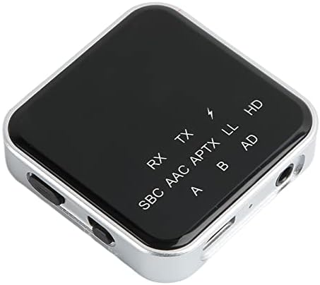 Bluetooth 5.2 Transmitter and Receiver, 2 in 1 Wireless Adapter, APTX ...