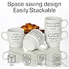 Amazon.com: Signature Housewares Stackable Coffee Mug Tower Set with ...