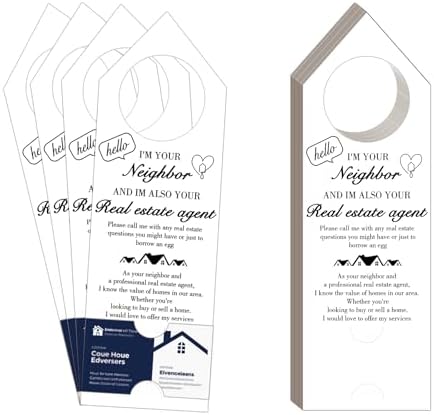Amazon.com : 100 Pcs Open House Door Hangers Card Real Estate Open ...