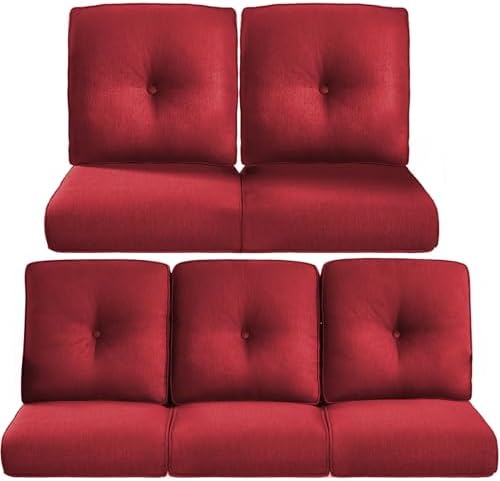 Amazon.com : ACTREST Pop 22x25/22x24 Outdoor Cushions for Patio 5 Piece ...
