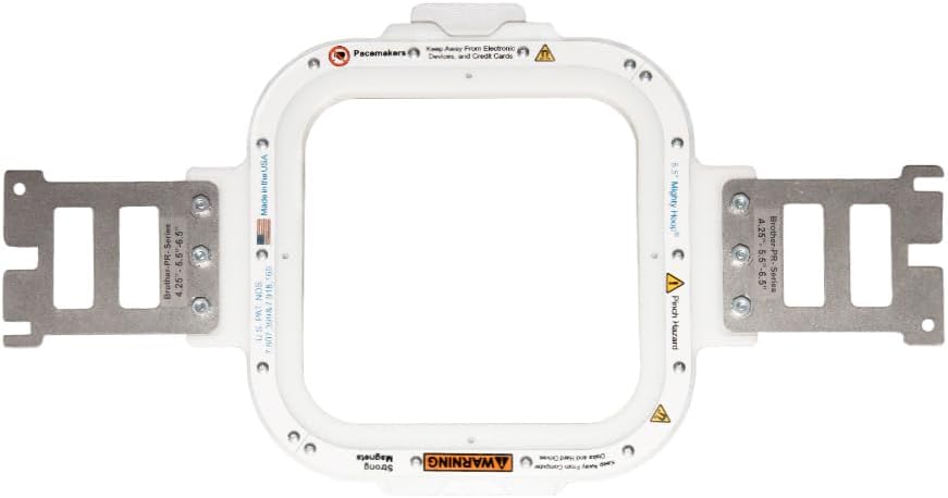 Amazon.com: Mighty Hoop 6.5" Magnetic Hoops Embroidery Hoops for BAi ...