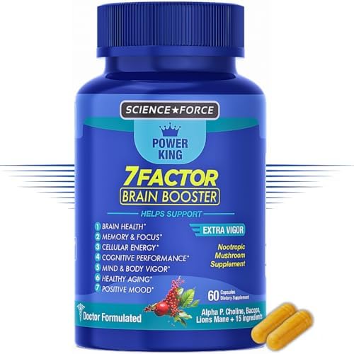 Amazon.com: SCIENCE FORCE 7 Factor Brain Booster for Memory & Focus ...