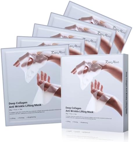 Amazon.com : QAH Deep Collagen Wrinkle Lifting Mask - Pack of 5 Facial ...