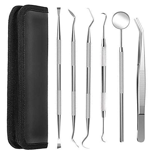 PROSCO Dental Instruments Kit Stainless Steel Mouth Mirror Probe Scaler ...