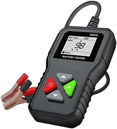 Amazon.com: BM550 Car Battery Tester 6V 12V 24V 100-2000 CCA 2Ah-220Ah ...