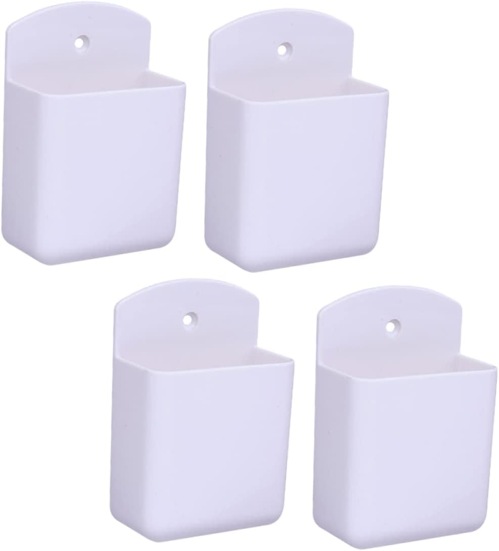 Amazon.co.jp: NUOLUX 4個 壁掛け収納ボックス リモコンホルダースタンド リモコンホルダーラック エアコンリモコンホルダー リモコンホルダーケース エアコンコントローラー ...