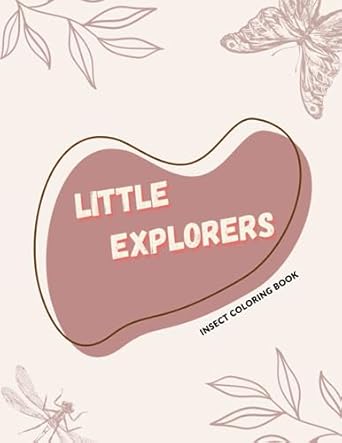 Little Explorers Insect Coloring Book: Educational Activity Book: K, Mr ...