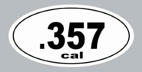 Amazon.com: .357 Gun Oval Sticker Decal Rights Funny Sticker Car Truck ...