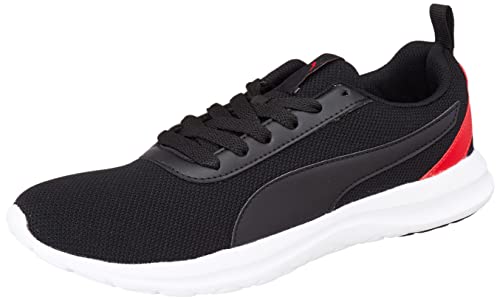 Buy Puma Mens Zelus, Black-High Risk Red-White, Sneaker - 6UK (39356201 ...