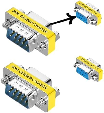 Amazon.com: LNHCAW db9 Connector Null Modem Adapter，9-Pin Serial vga ...