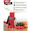 Amazon.com: Geedel Rotary Cheese Grater Cheese Shredder - Upgraded 5-in ...