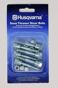 Amazon.com : Husqvarna Shear Bolts & Nuts Kit for 2 Stage Snow Blowers ...