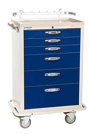 Amazon.com: Blue Bell Medical 89003 BAC-30, Basic Anesthesia Cart, Key ...