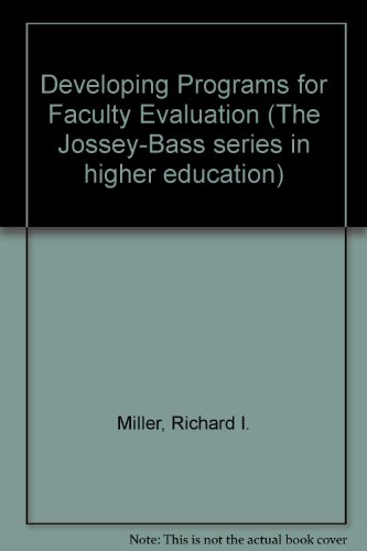 『Developing Programs for Faculty Evaluation』｜感想・レビュー - 読書メーター