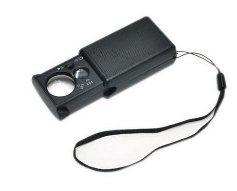 PIA INTERNATIONAL® 30X 60X Pull-type Jewelry Magnifier Mini Pocket Hand ...