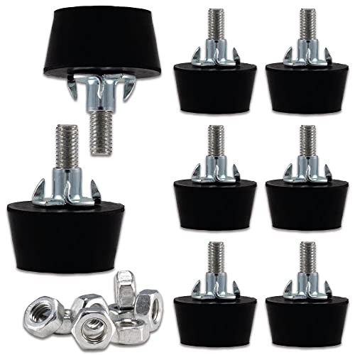 Snapklik.com : M6 Thread Furniture Feet Levelers, 8 PCS Adjustable ...