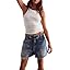 Buy Free People Women's Moxie Shorts, Timeless Blue, 30 at Amazon.in