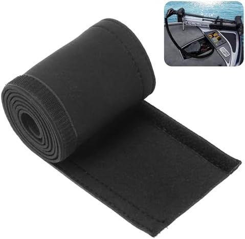 Amazon.com: 60” Trolling Motor Cable Sleeve with Velcro Black Neoprene ...