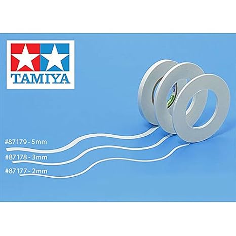 Tamiya [Set of 3 Masking Tape for Curves 2mm & 3mm & 5mm from Japan ...