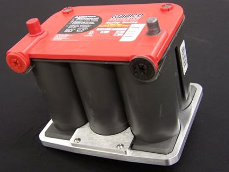Amazon.com: 75/35 Billet Optima Battery Hold Down Tray Bracket : Automotive