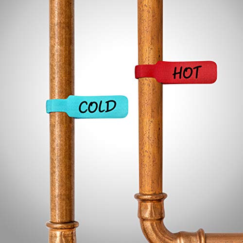 Cable Labels by Wrap-It Storage, Large, Multi-Color (30-Pack) Write On ...