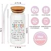 Amazon.com: Sister Gifts - Sisters Gifts from Sister - 16 Oz Can Glass ...