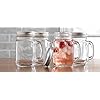 Amazon.com: Glaver's Mason Jar 16 Oz. Glass Mugs with Handle and Lid Set Of 6 Old Fashioned ...