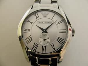 Amazon.co.jp: [エンポリオアルマーニ] EMPORIO ARMANI メンズ時計 クオーツ 白系 ステンレススチール(SS ...