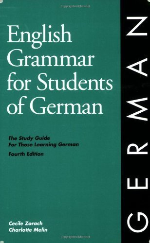 English Grammar for Students of German, 4th Edition: Amazon.com: Books