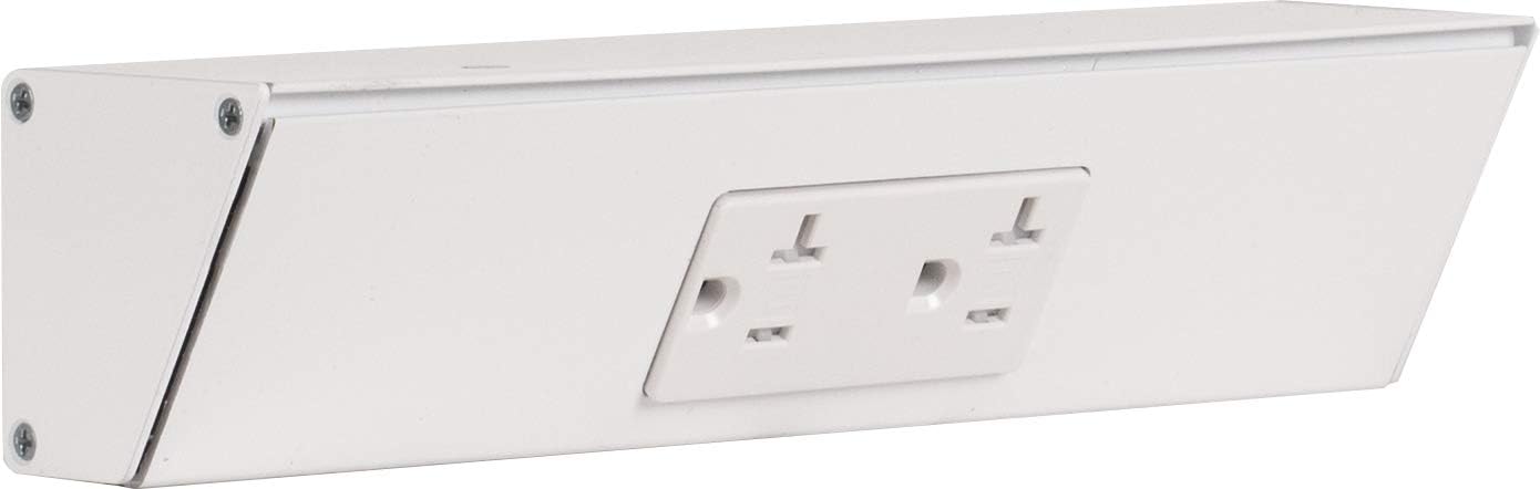 Amazon.com: 9" White TR Angle Power Strip, White receptacles : Electronics