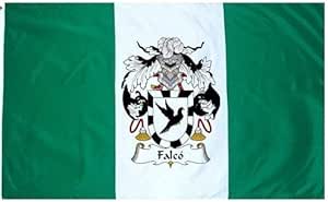 Amazon.com : Falco Family Crest / Coat of Arms Flag. Large 3 ft. x 5 ft ...